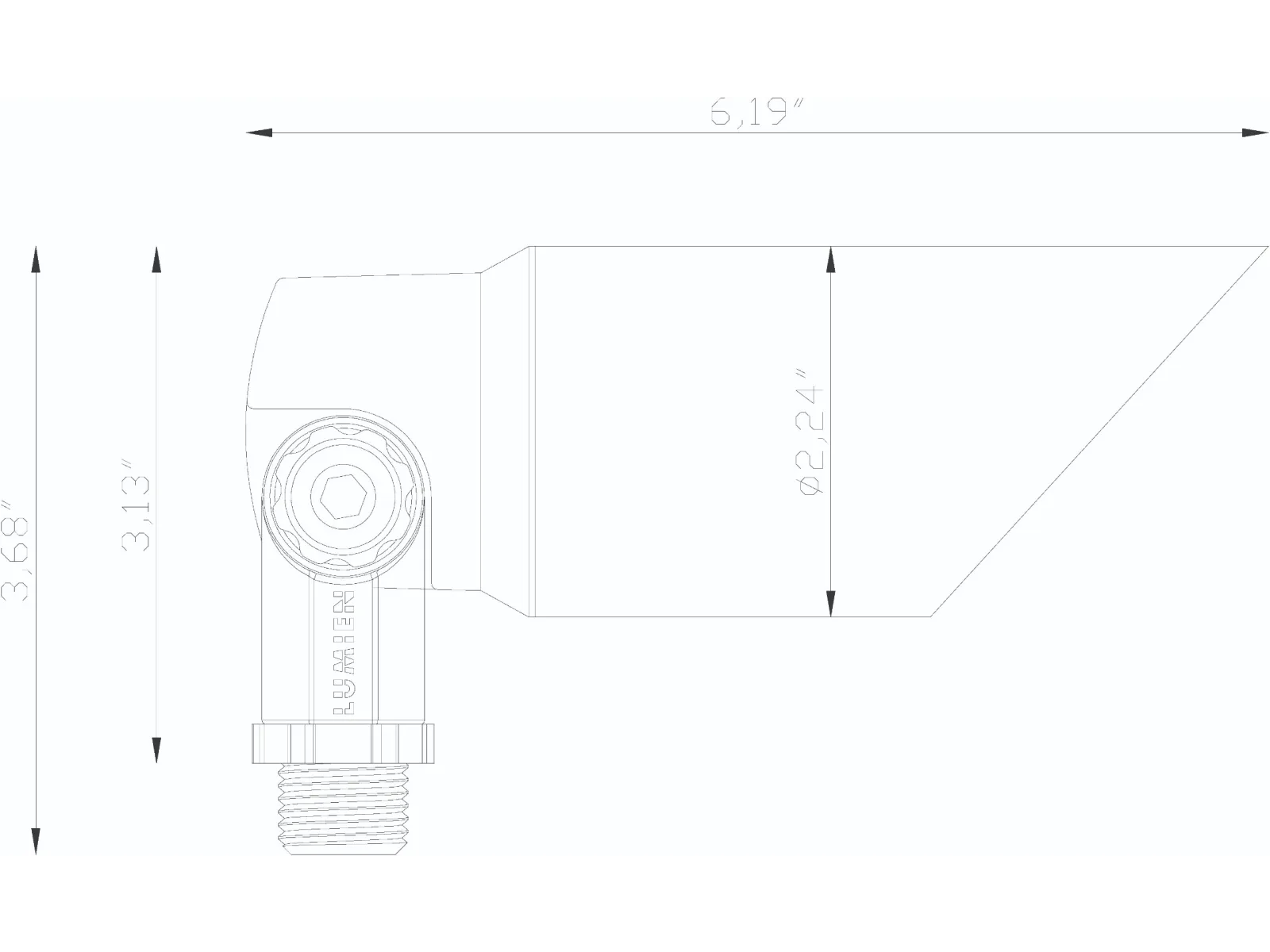 Brass Spot Light, Drop-In MR16 (No Lamp Included), Up Light Shroud ...