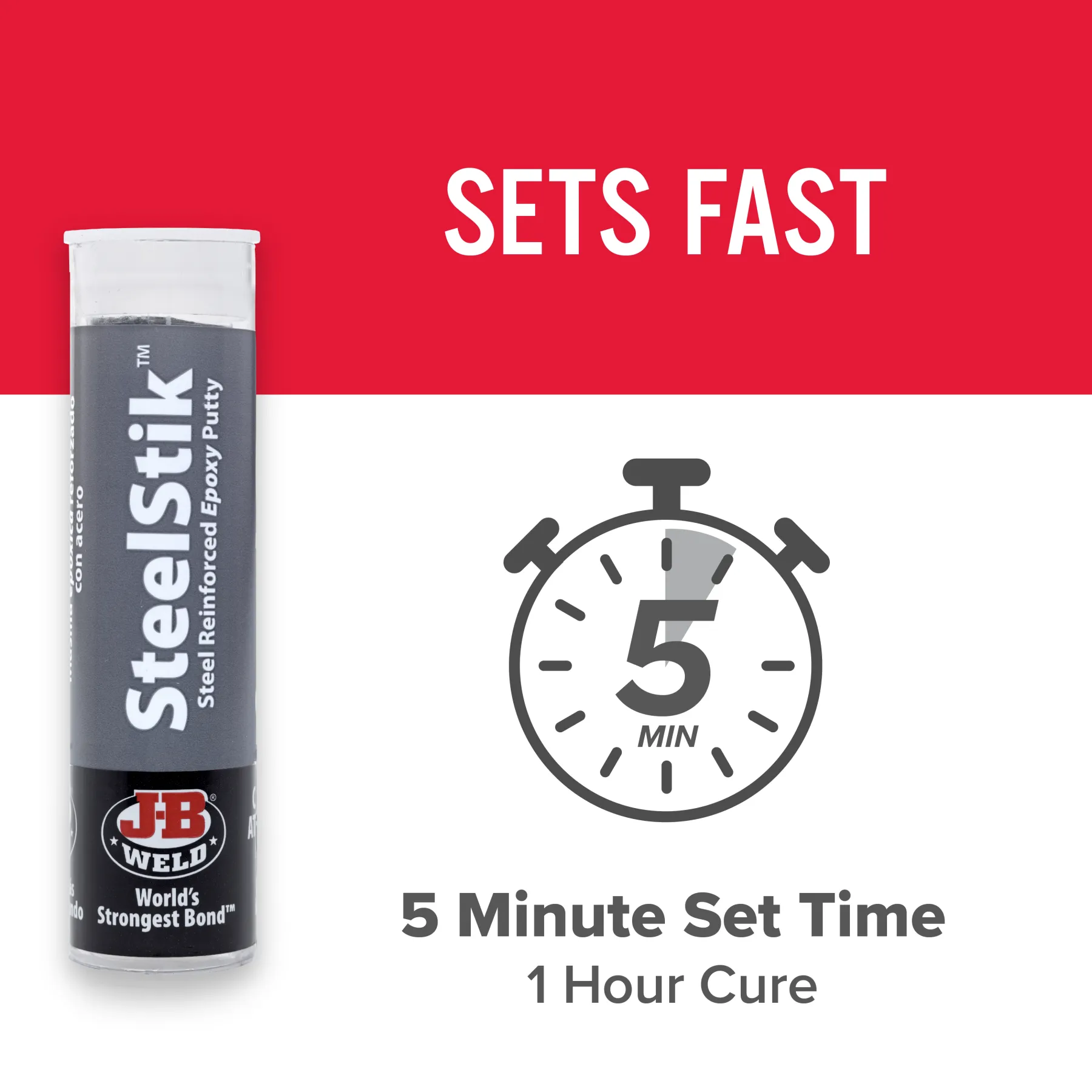 SteelStik Epoxy Putty Stick | J-B Weld