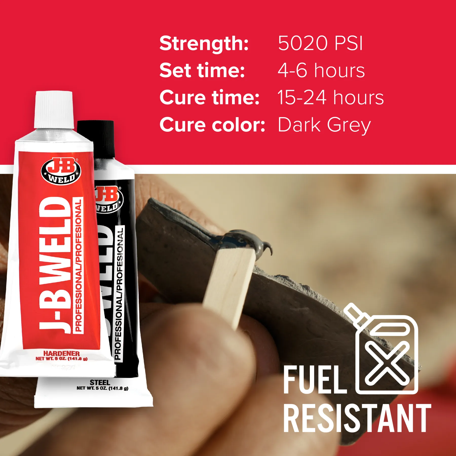 J-B Weld Professional Size | J-B Weld