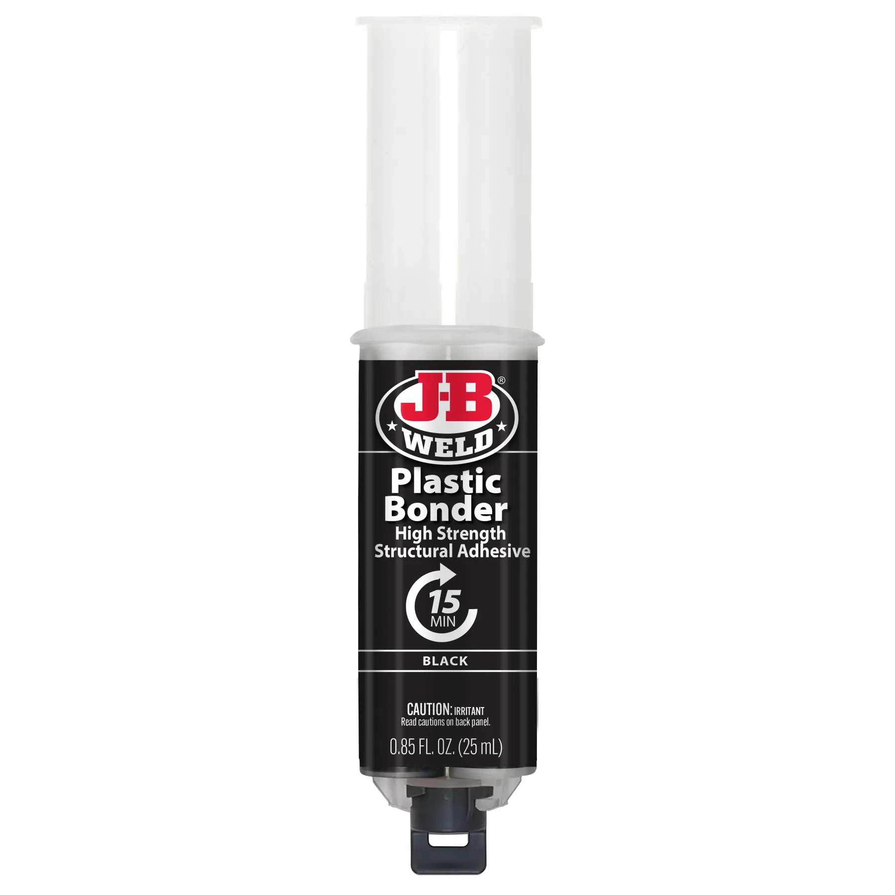 Plastic Bonder Syringe - Black | J-B Weld