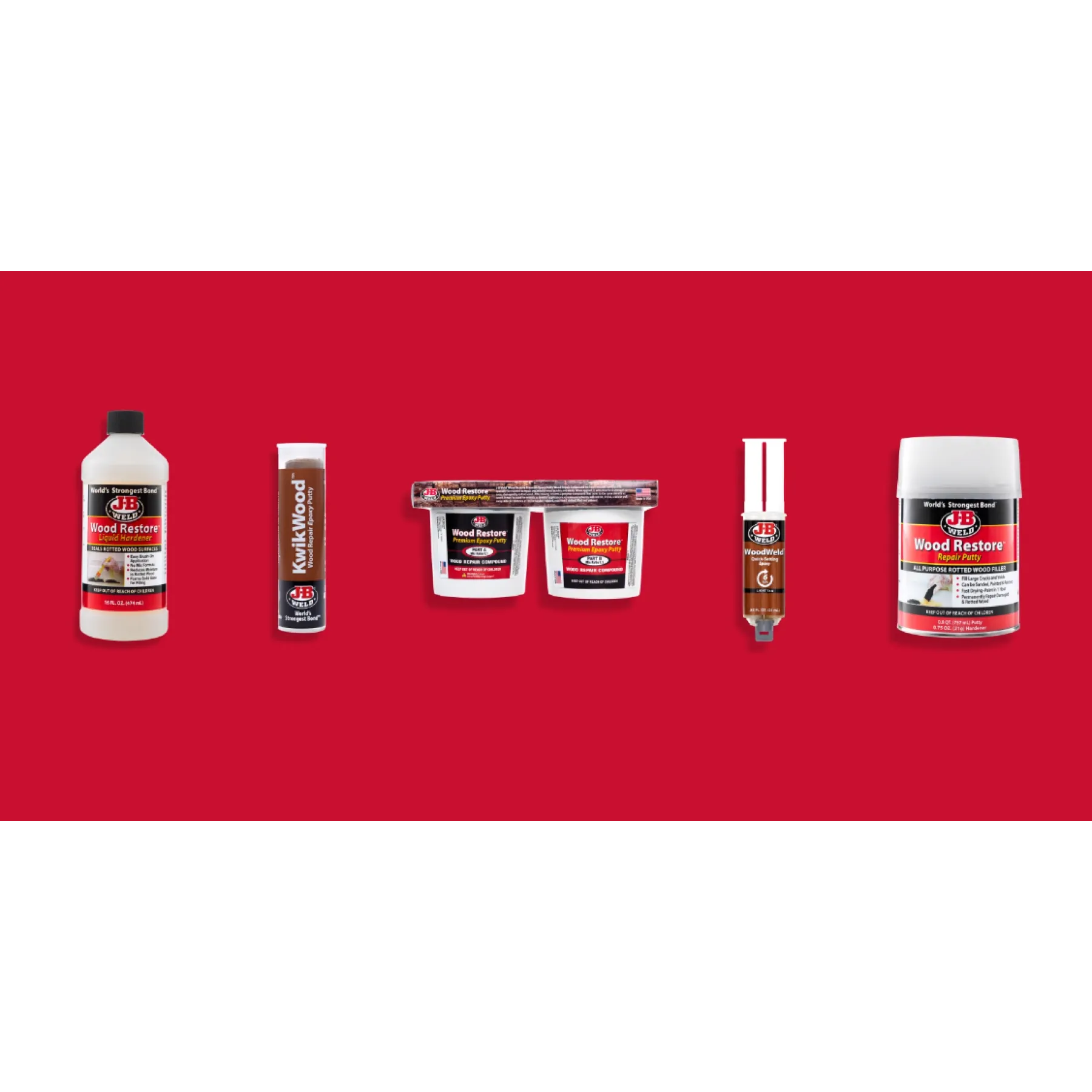 KwikWood Epoxy Putty - 1oz | J-B Weld