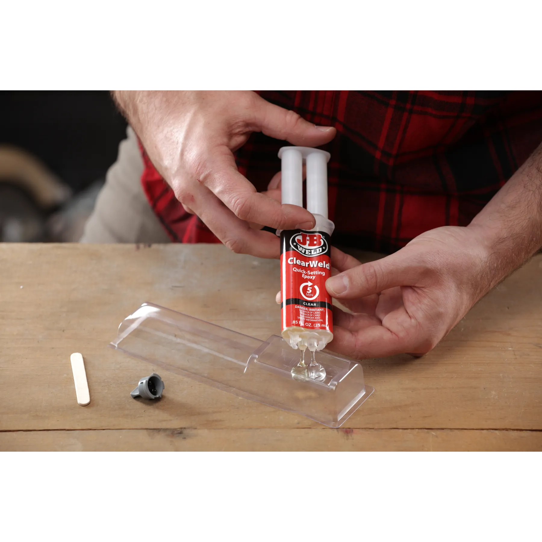 ClearWeld Syringe | J-B Weld