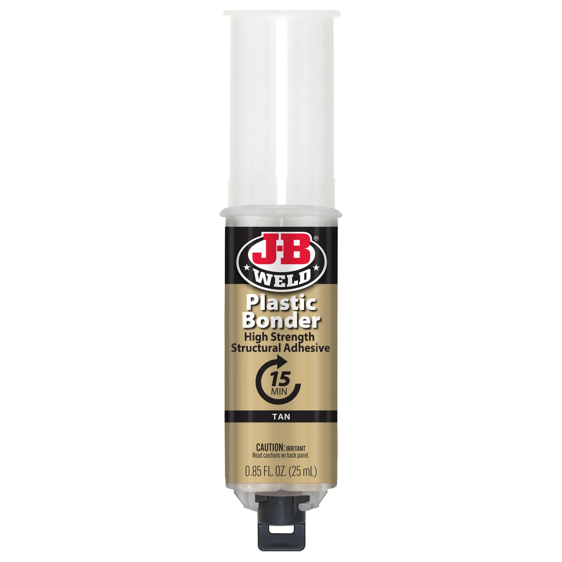 Plastic Bonder Syringe - Tan | J-B Weld