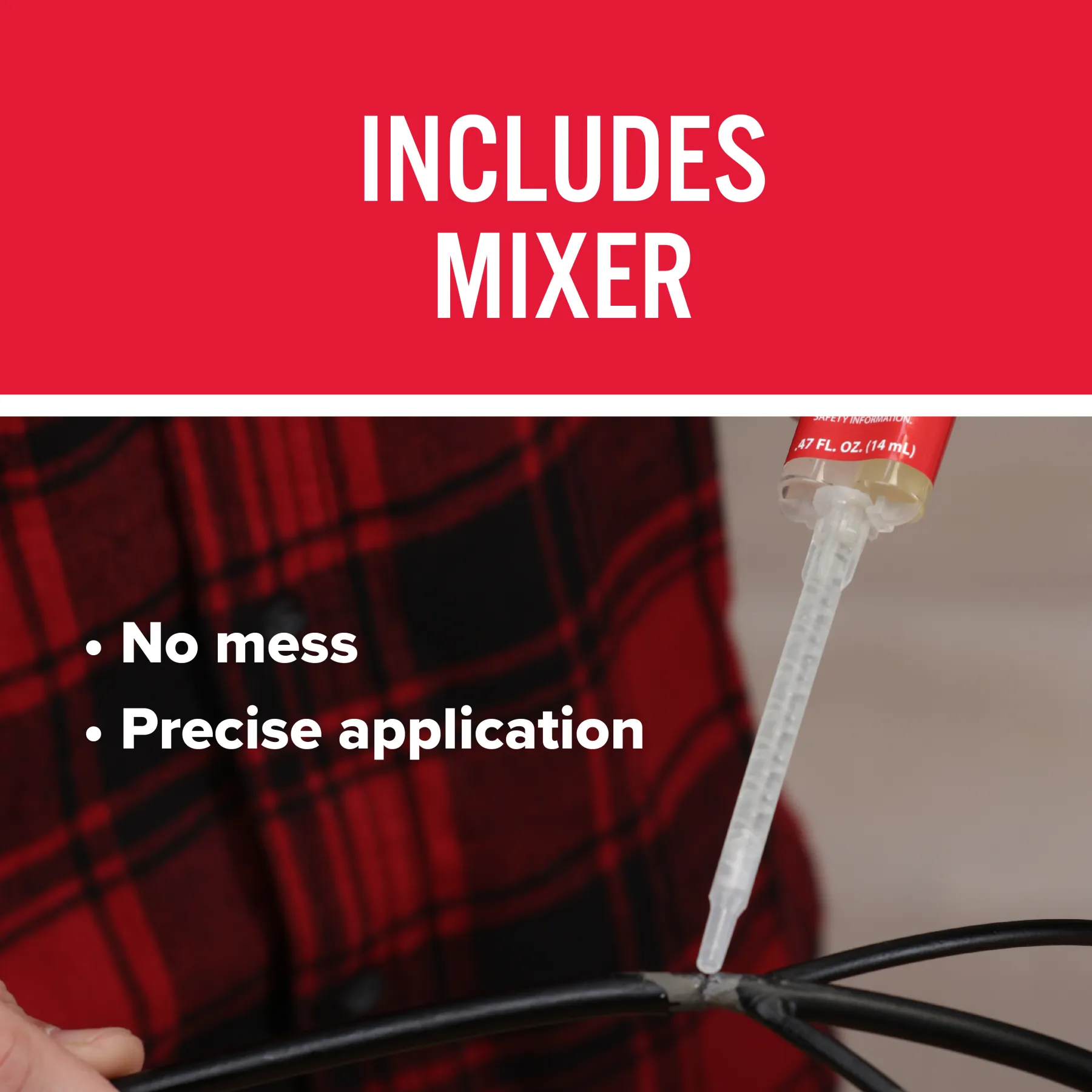 ClearWeld Syringe 14ml | J-B Weld