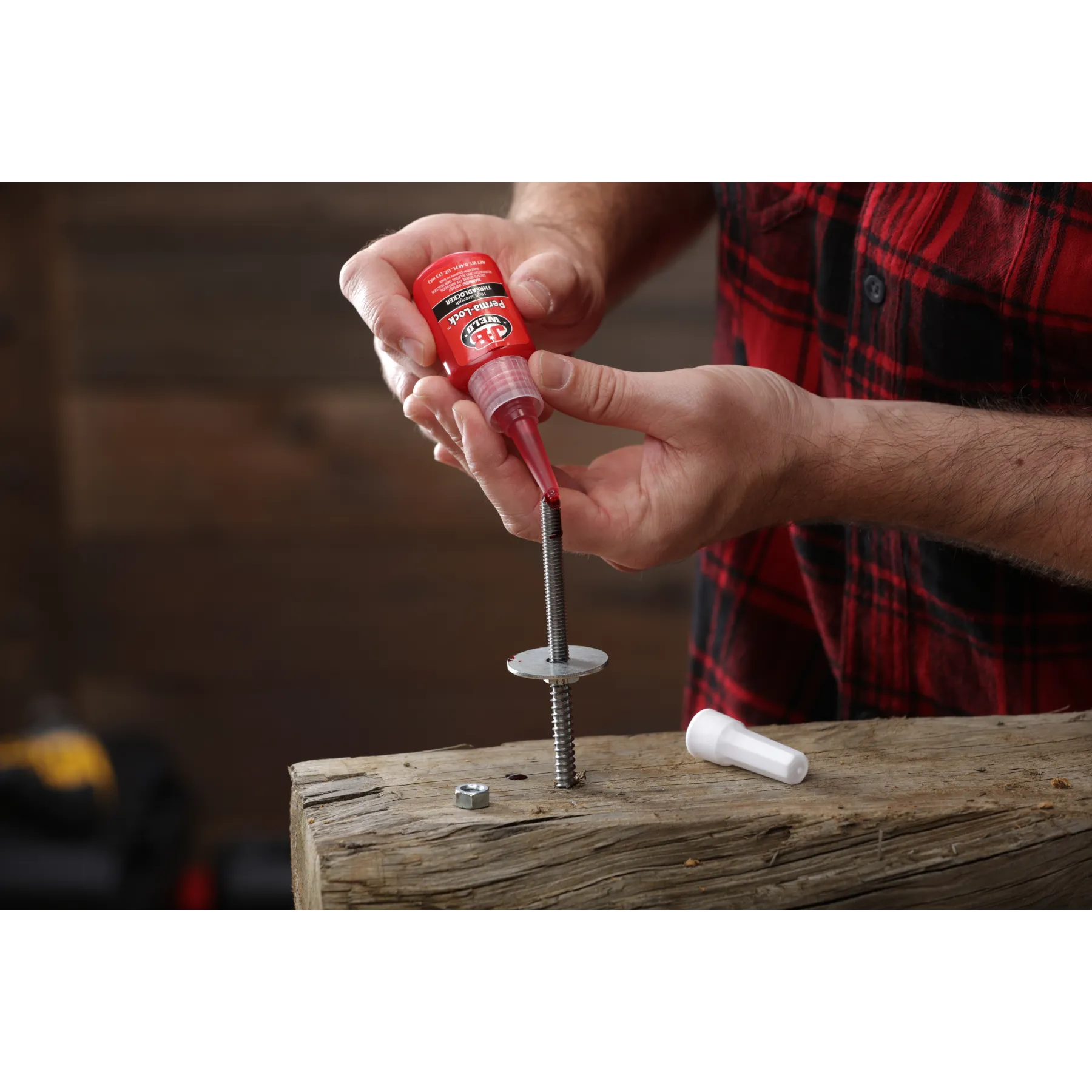 Perma-Lock Red Threadlocker | J-B Weld