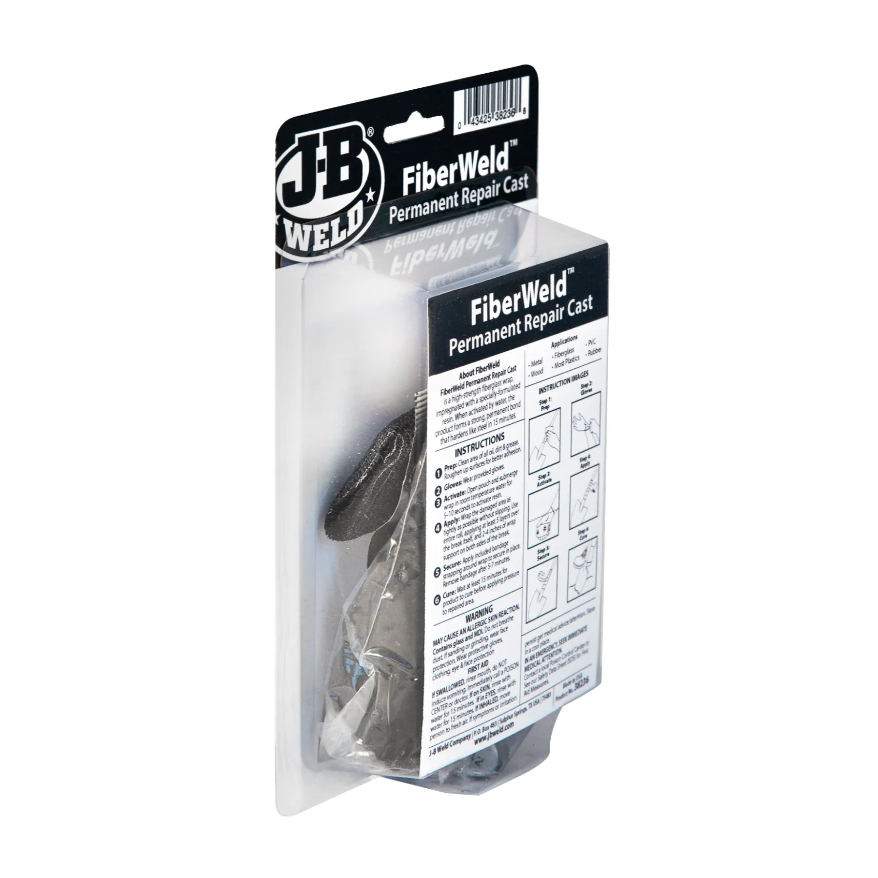 FiberWeld Permanent Repair Cast | J-B Weld