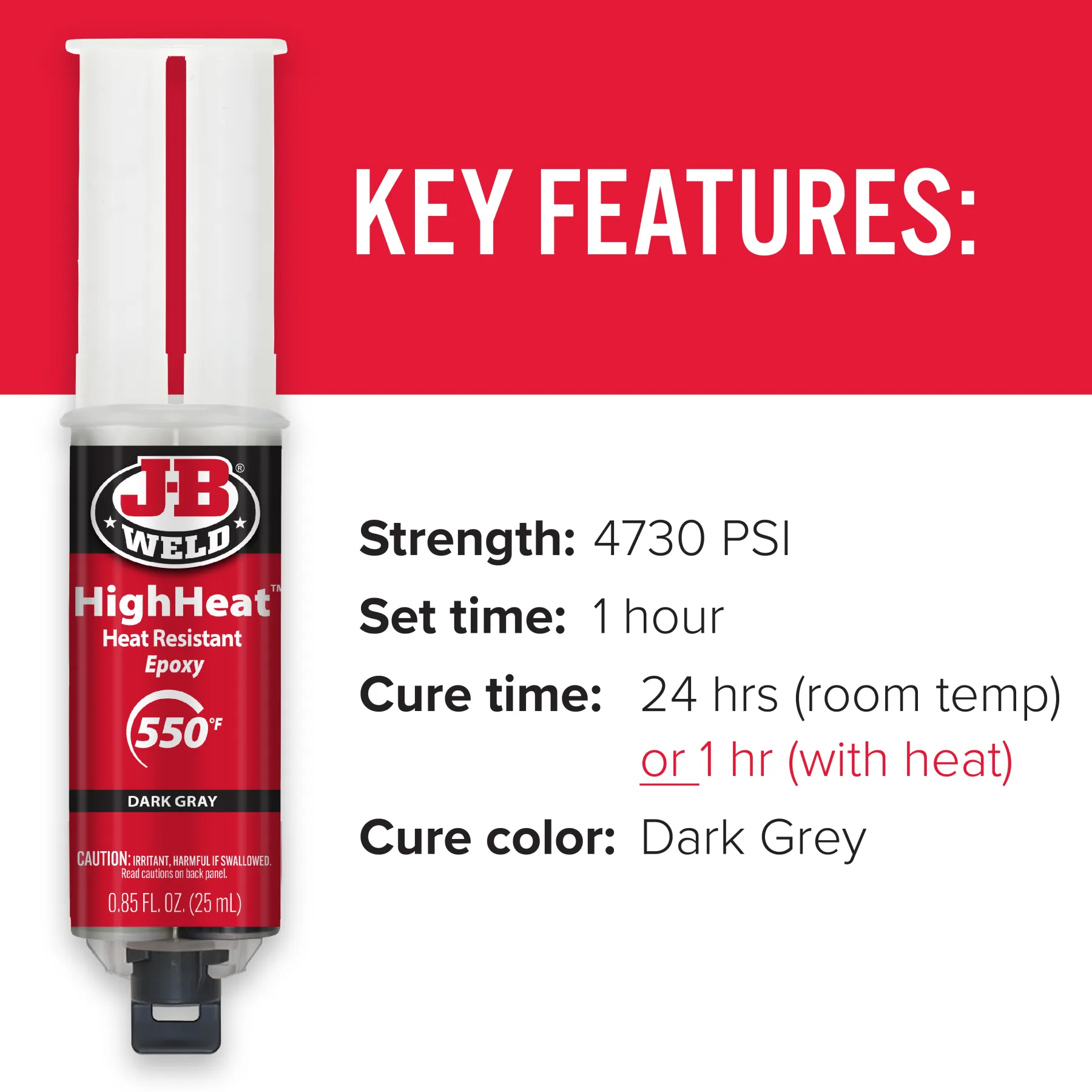 High Heat Syringe | J-B Weld