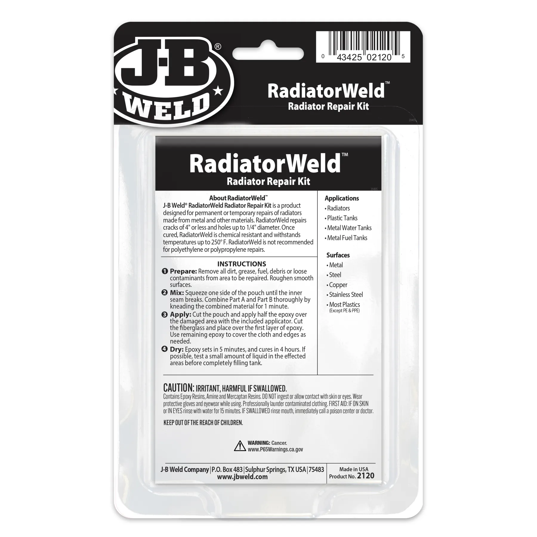 RadiatorWeld | J-B Weld