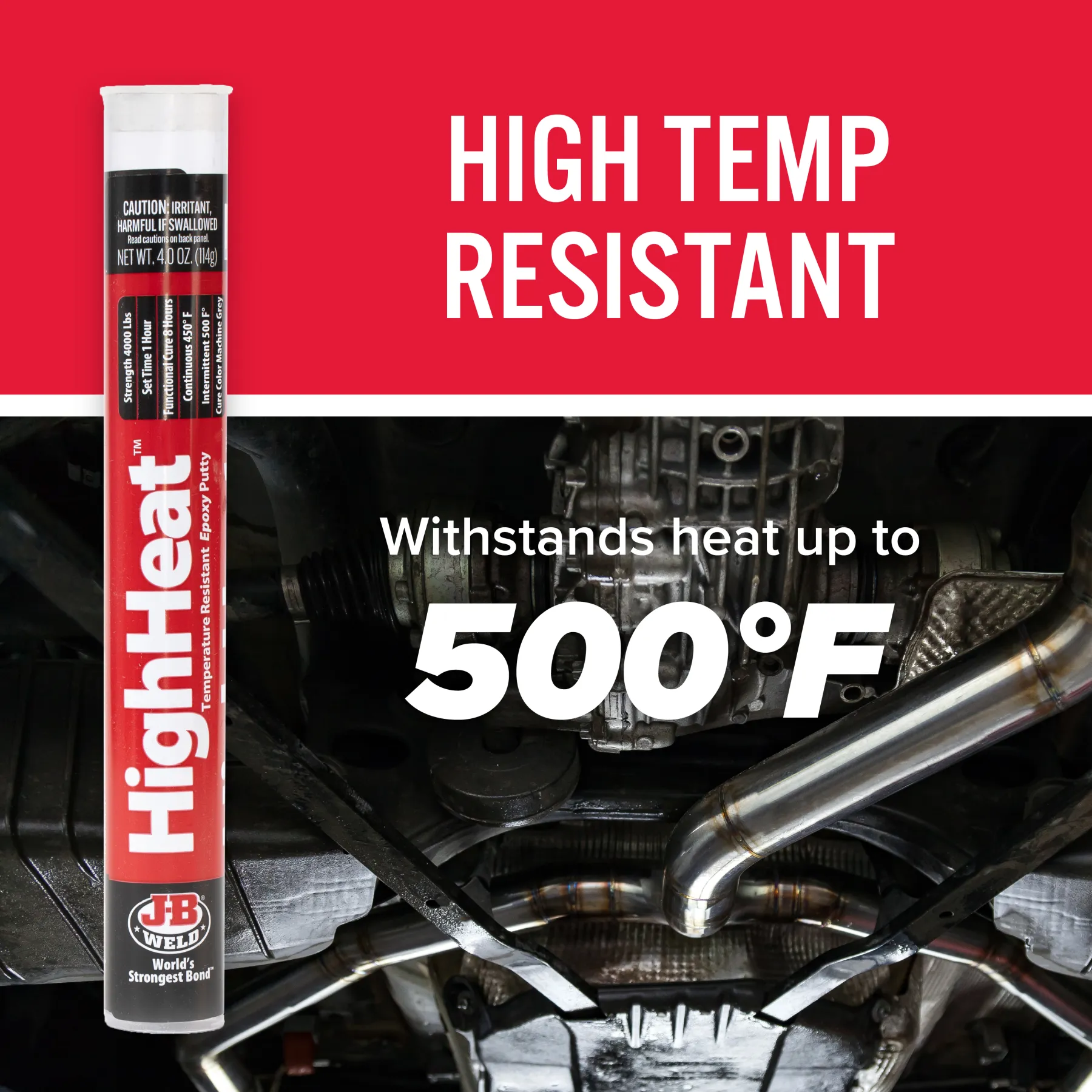 High Heat Epoxy Putty 7in | J-B Weld