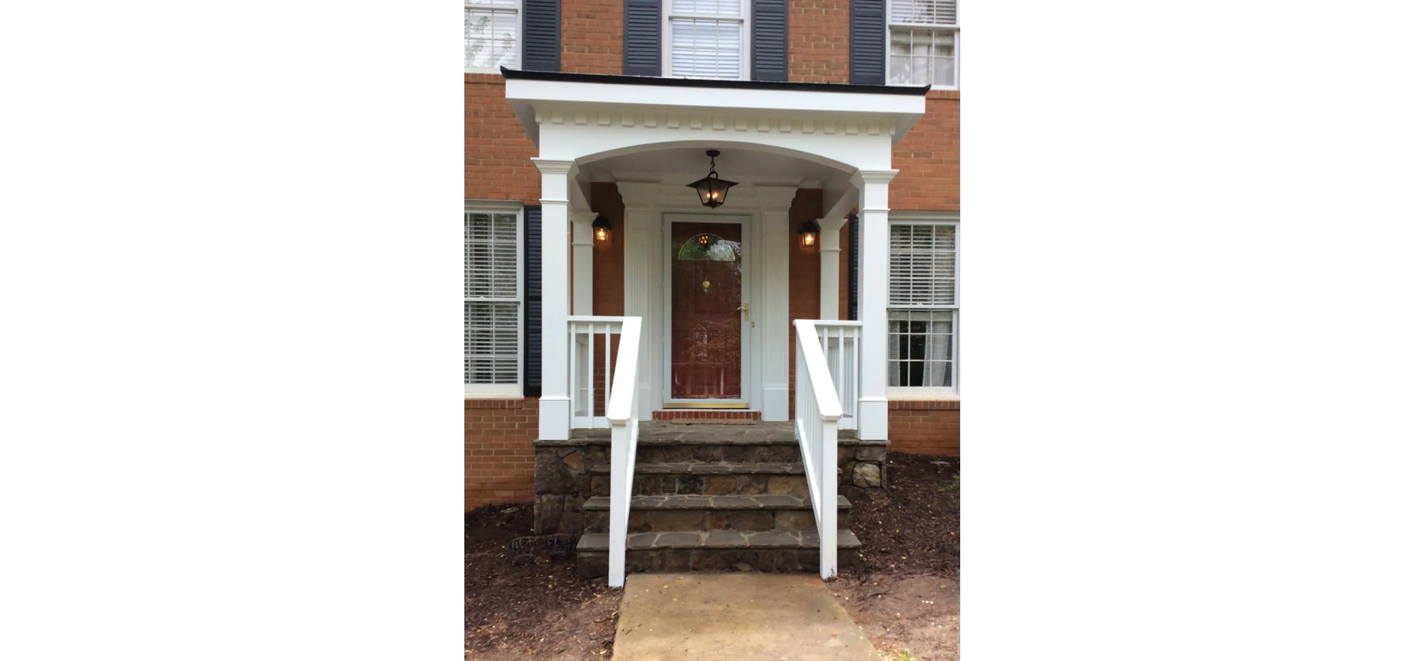 Stunning Front Porch & Portico Remodel Photos | Exovations