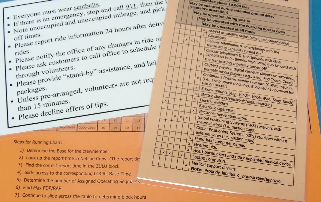 We Print Instruction Sheet | Custom Instruction Sheets