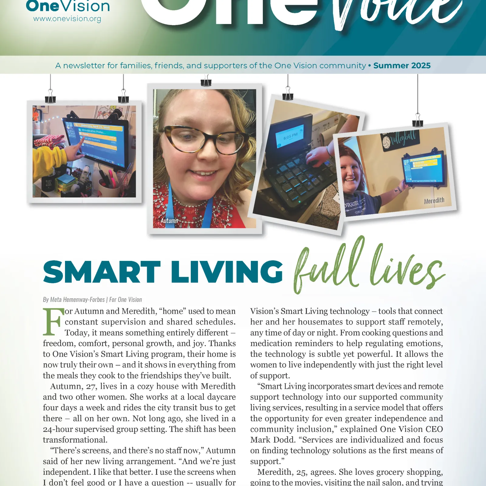 Subscribe to Our One Vision Newsletter | One Vision