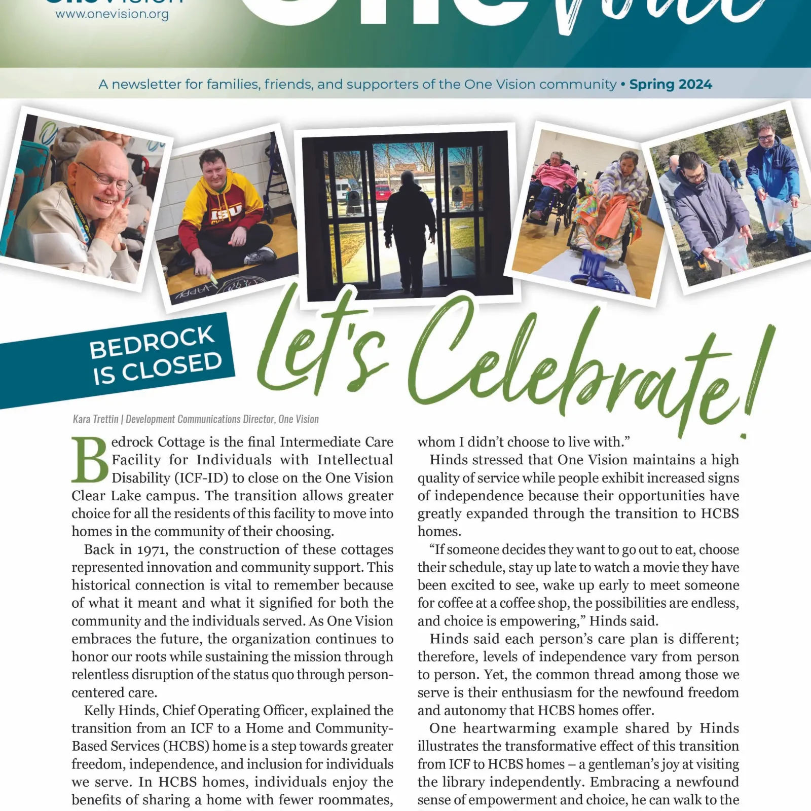 Subscribe to Our One Vision Newsletter | One Vision