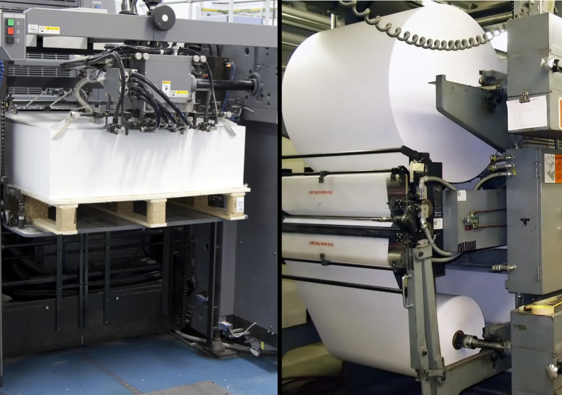 Printing Terminology: Sheet Fed Press vs Web Press | Color Vision Printing