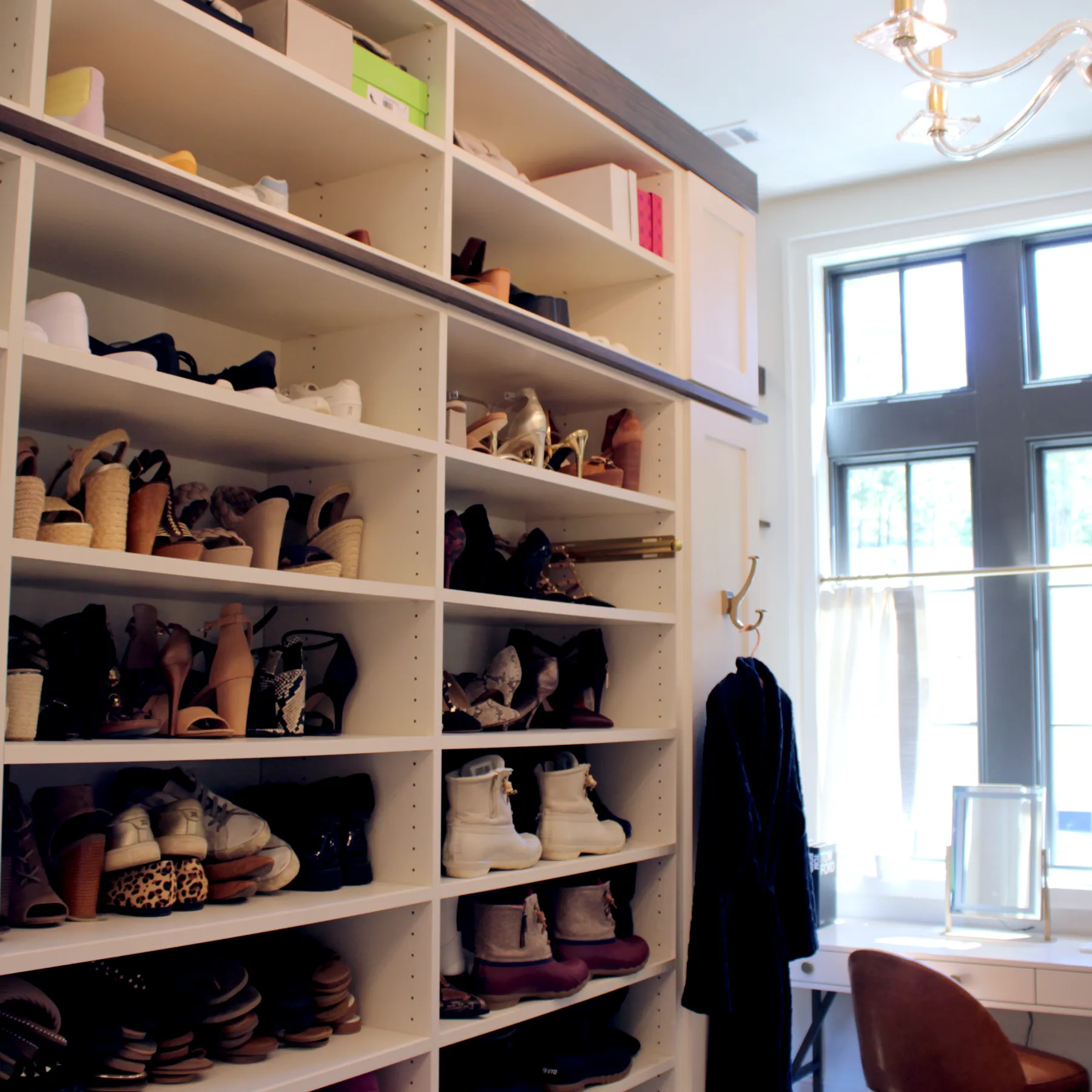 Two-Toned Master Closet | Artisan Custom Closets