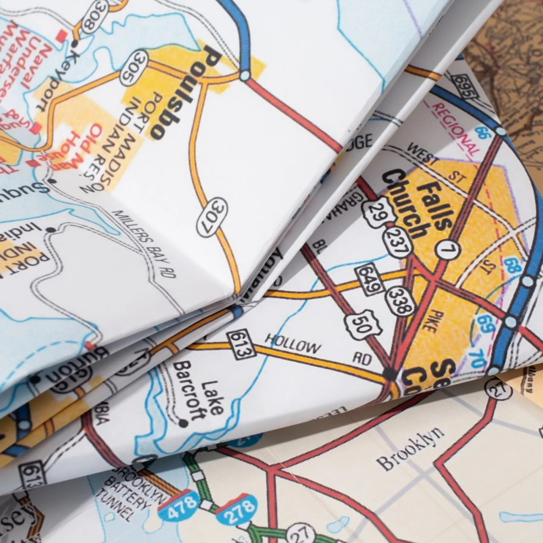 Map Printing – Wall Maps, Folded Maps, and More | Color Vision Printing