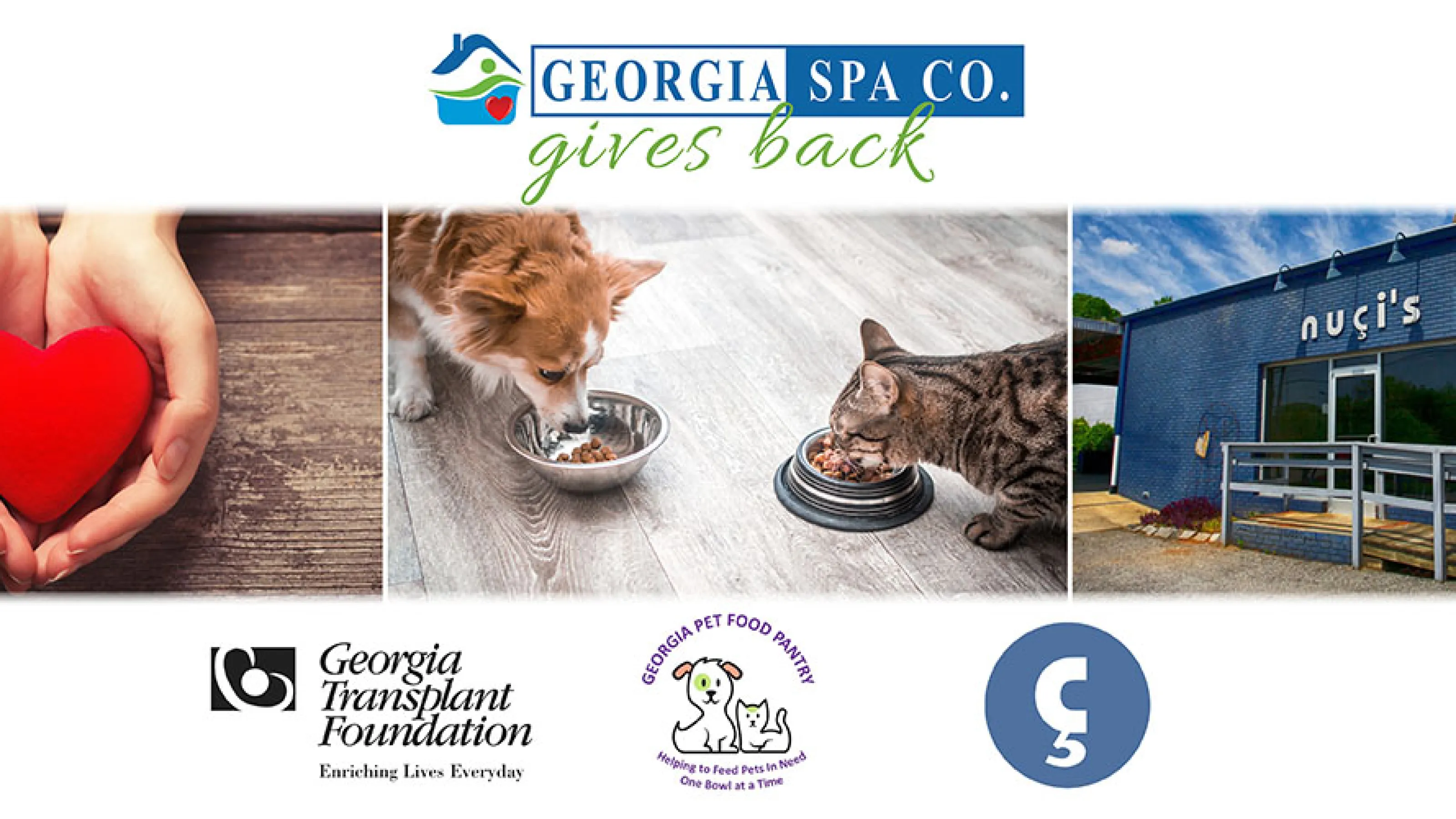 Gives Back to Support Three Organizations in June | Georgia Spa Company