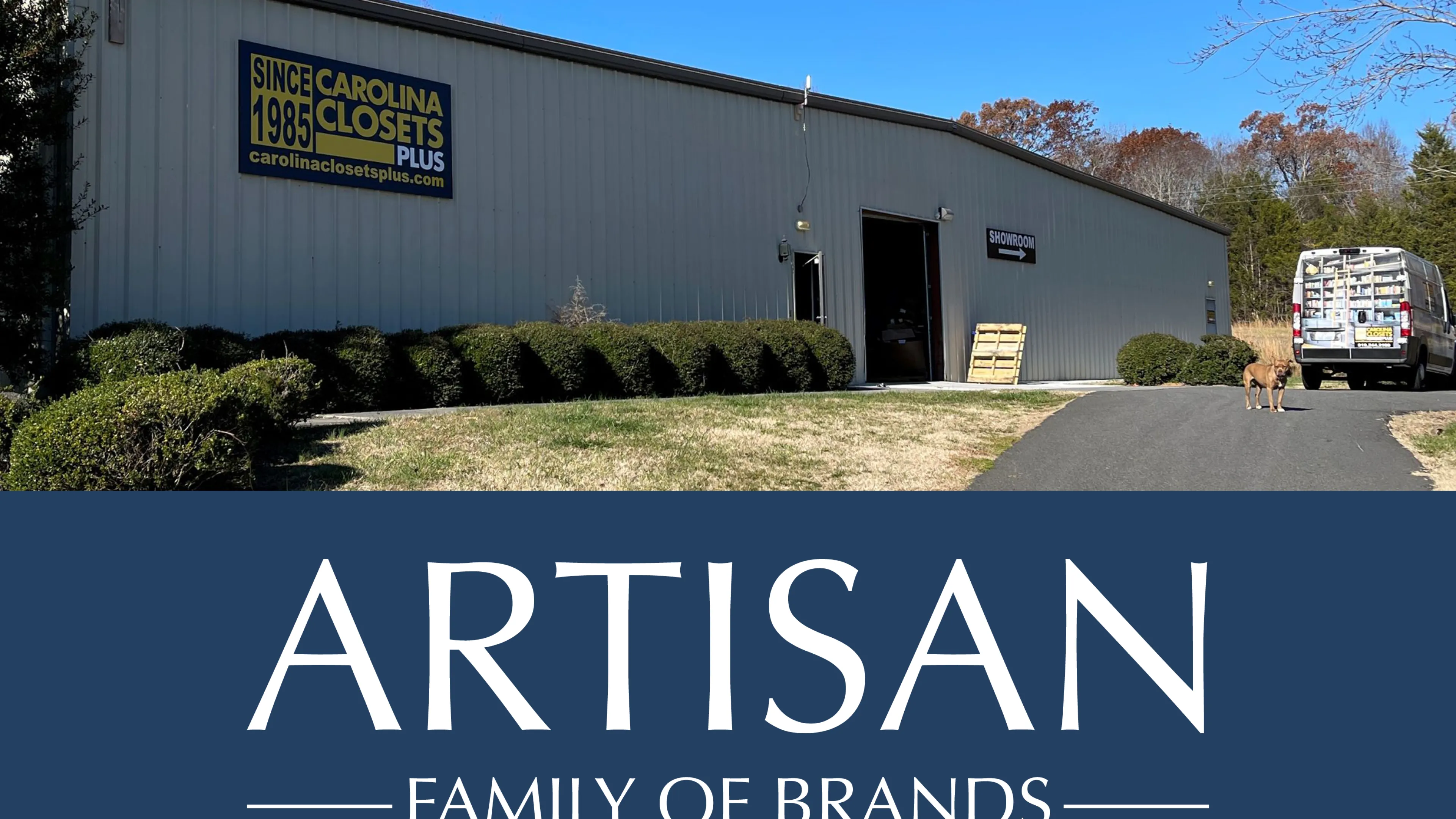 Acquires Carolina Closets Plus | Artisan Custom Closets