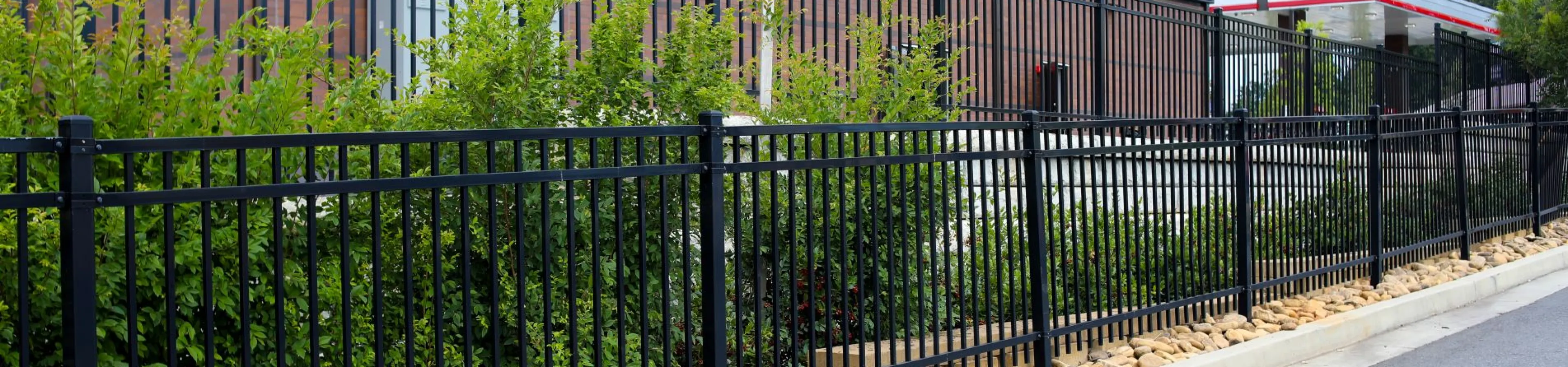 Commercial Steel Fencing | First Fence of Georgia