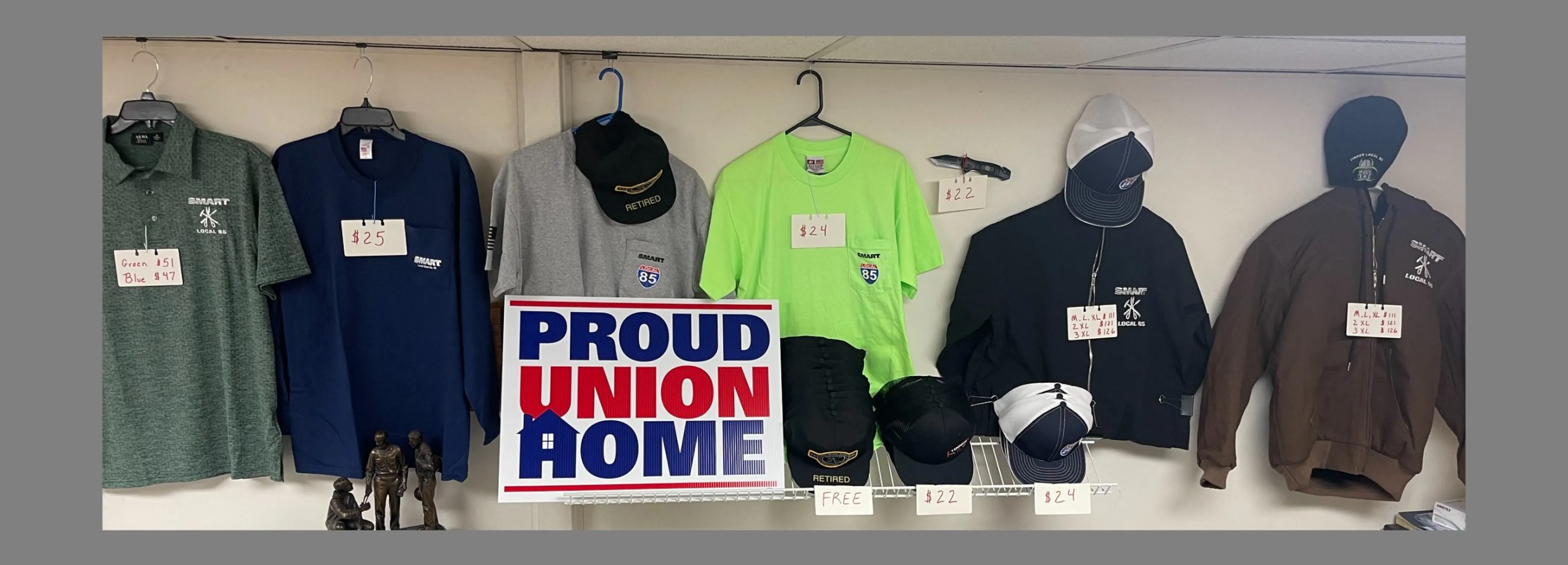 Merchandise for Sale | SMART Local 85