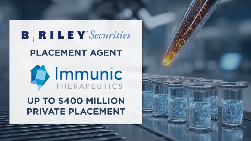 Investment Banking & Capital Markets | B. Riley Securities