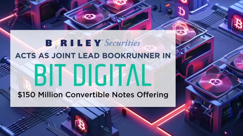 Investment Banking & Capital Markets | B. Riley Securities