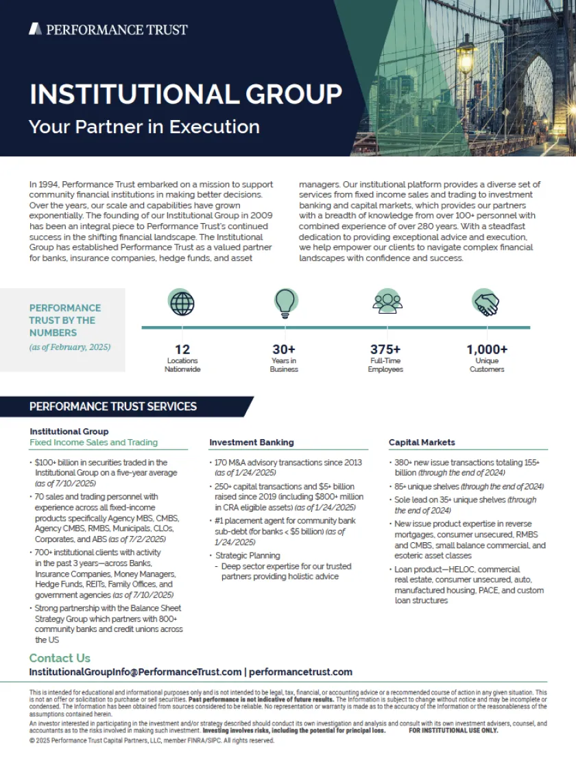 Institutional Group | Performance Trust