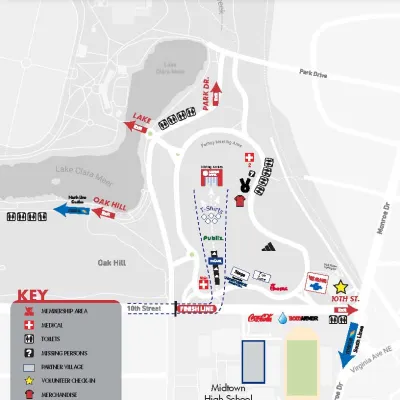 Peachtree Road Race Maps | Atlanta Track Club