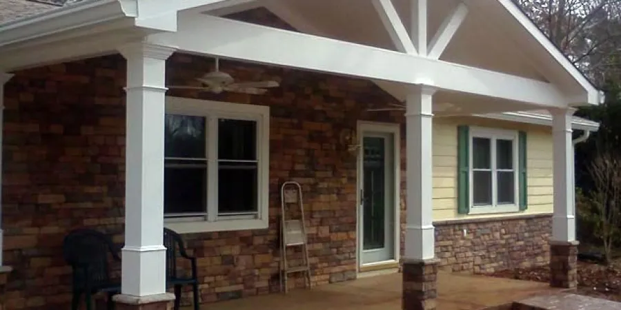 Stunning Front Porch & Portico Remodel Photos | Exovations