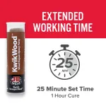 KwikWood Epoxy Putty - 1oz | J-B Weld