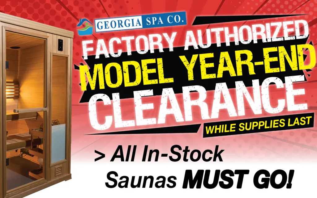 Sauna Sale | Georgia Spa Company