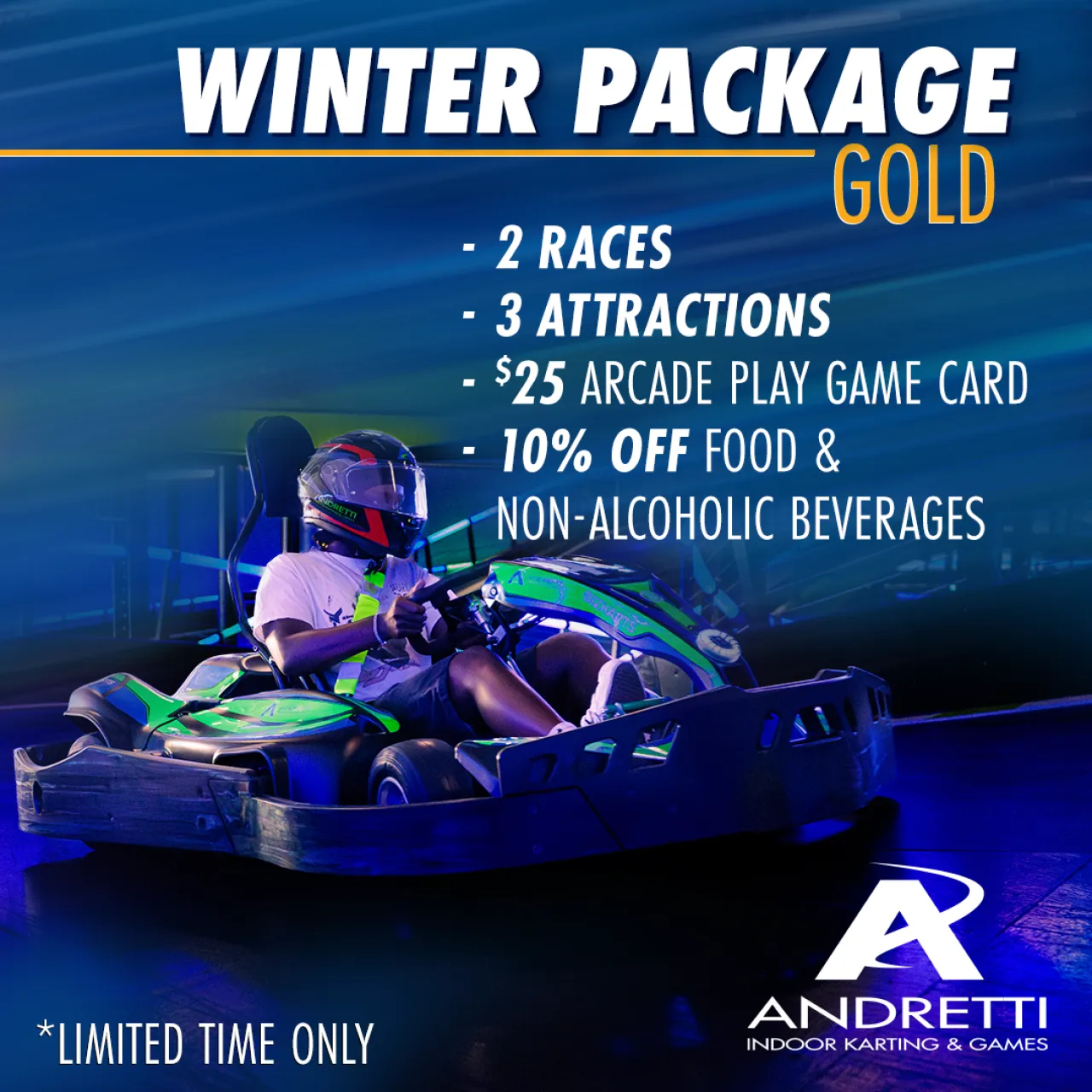 Andretti Indoor Karting | The Colony | Pricing