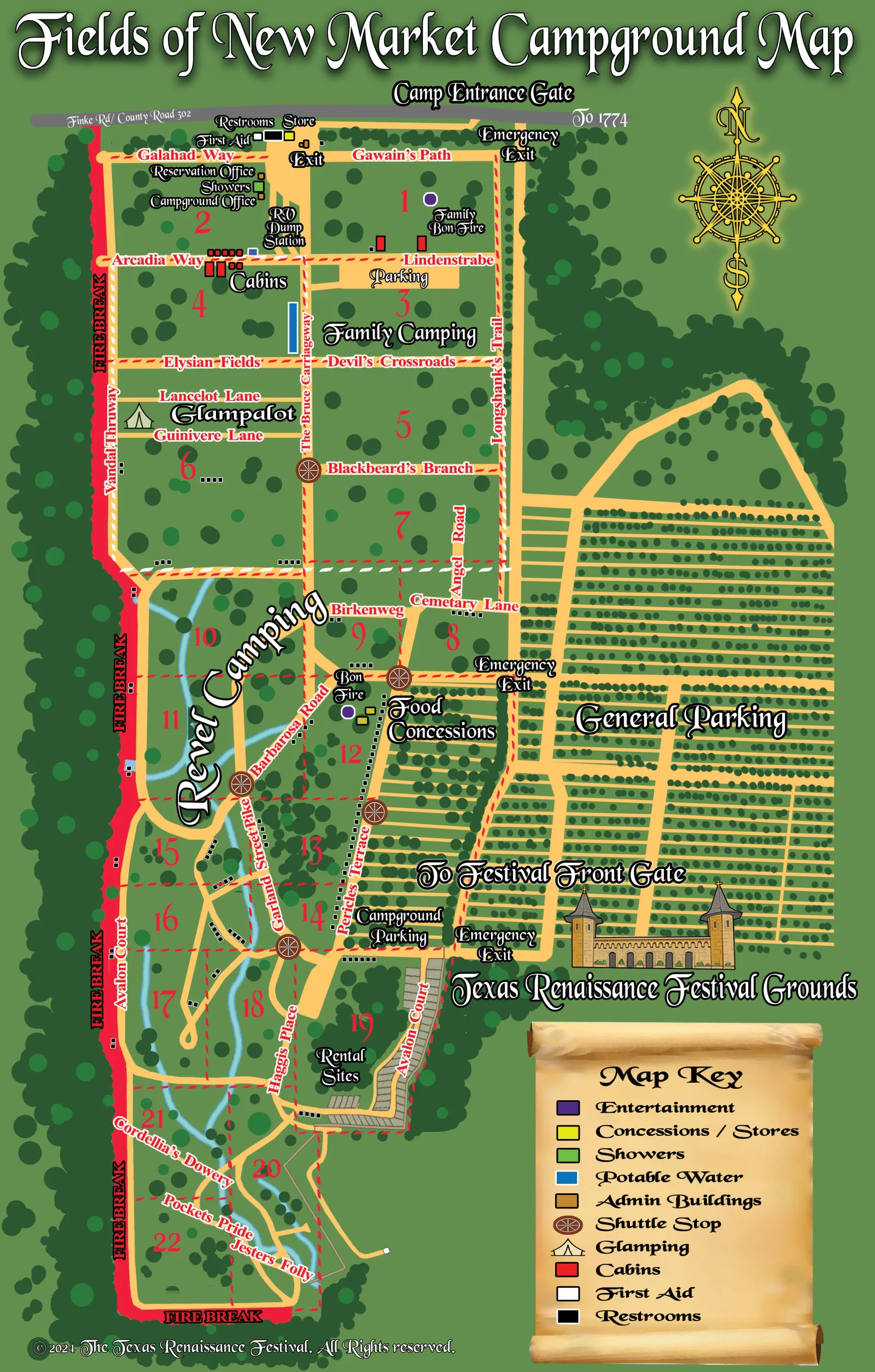 Camping | New Market Campground | Texas Renaissance Festival