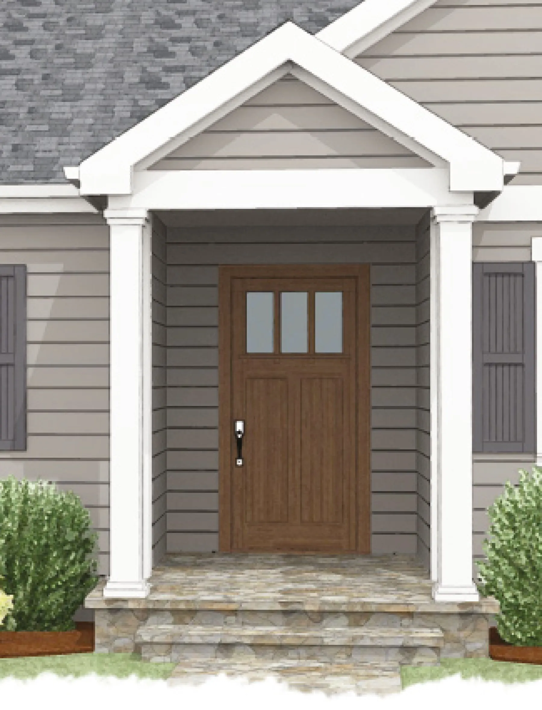 Enhance Your Home with a Ranch Style Portico