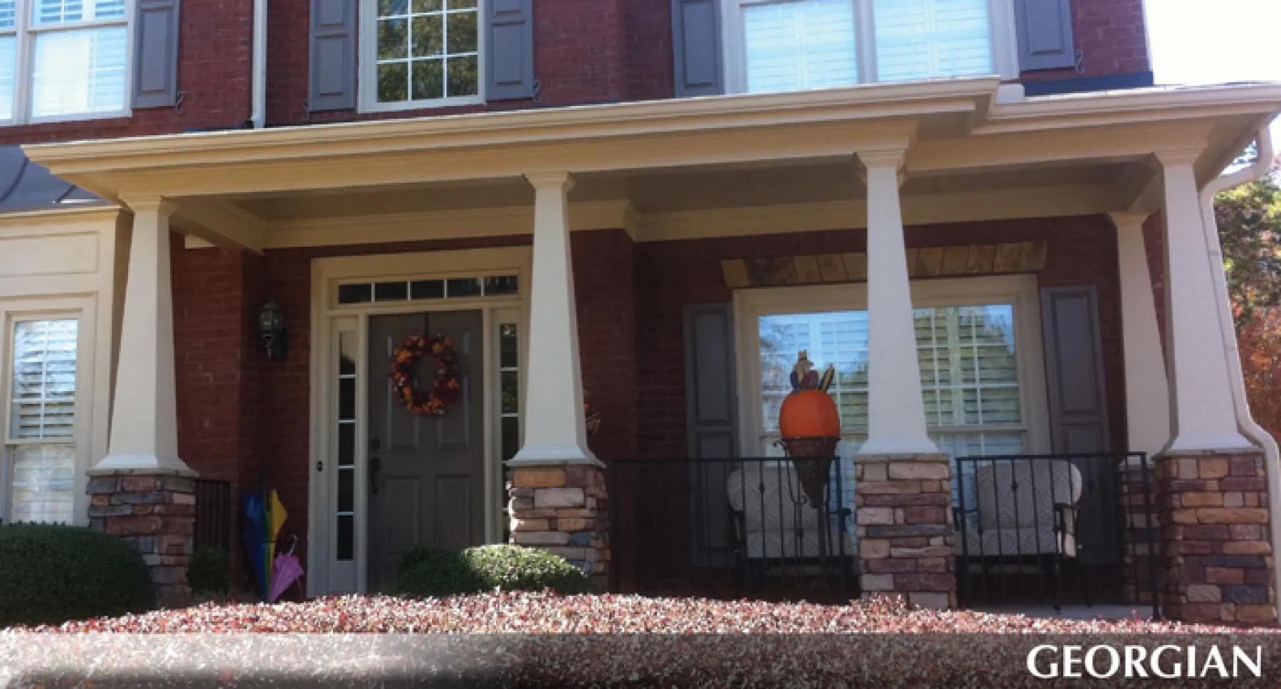 Elegant Georgian Style Porch Design Ideas