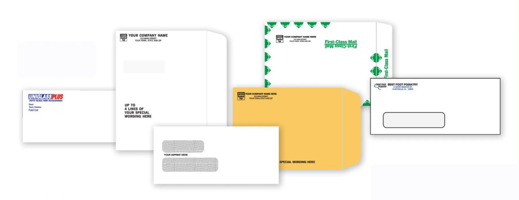 Custom Business Envelopes for Professional Branding | Safeguard Service