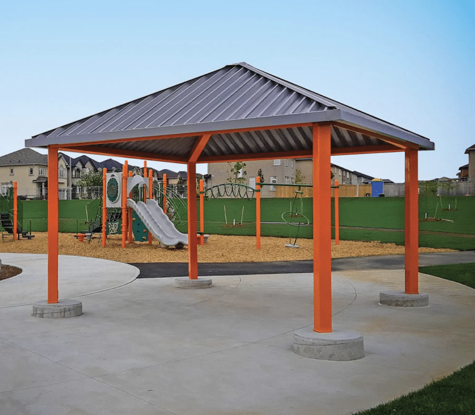 Commercial Artificial Grass for Shade Structures & Shelters - Turf Tek ...