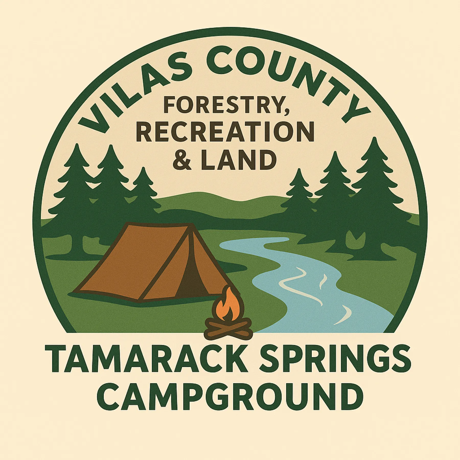 Tamarack Springs Campground in Conover, WI - Nature Retreat | Vilas ...